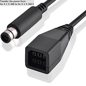 Adapter Power Supply Converter Transfer Cable Cord for Xbox 360 to Xbox 360E,Stable Game Console Power Supply Adapter Converter Cord for Microsoft for Xbox 360