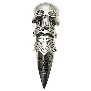 Holibanna Mens Knuckle Joint Full Finger Double Ring Punk Activity Ring Rock Gothic Rings Jewelry for Women Mens