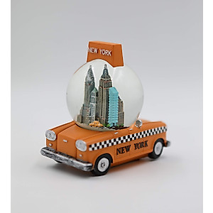 ZIZO New York City Taxi Yellow Cap Snow Globe for Women, Men and Kids Christmas Snowglobe 5 inches