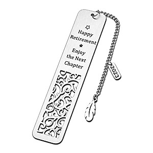 Retirement Gifts for Women Men 2023 Christmas Bookmark Gifts for Coworker Nurses Doctors Dad Mom Happy Retirement Appreciation Gift for Retired Teacher Boss Employee Leaving Going Away Gift for Friend