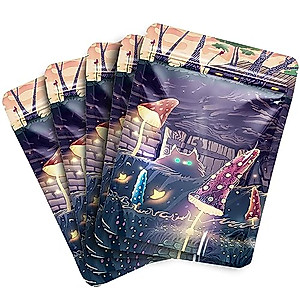 River Bear Pack Custom-Design 3.5 Bags Nature Design Zip Lock Resealable Stand-up Packaging Pouch Reusable Safe Food Storage Food Ornaments Jewelry Accessories Size 9.45 X 3.74 inches 720.0 grams