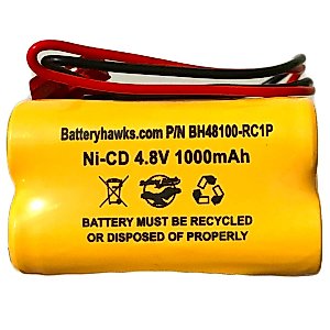Lites SL026155 SL-026155 SL-026-155 Power Ni-CD AA 1000mAh 4.8v NiCd NiCad Exit Sign Emergency Light Battery Pack