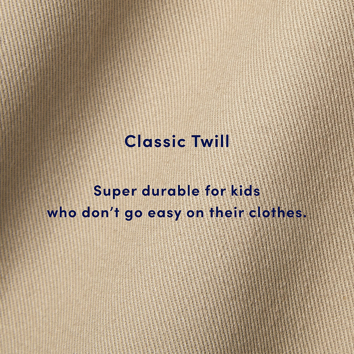 French Toast Boys' Adjustable Waist Relaxed Fit Pant (Standard & Husky), Navy Blue, 8