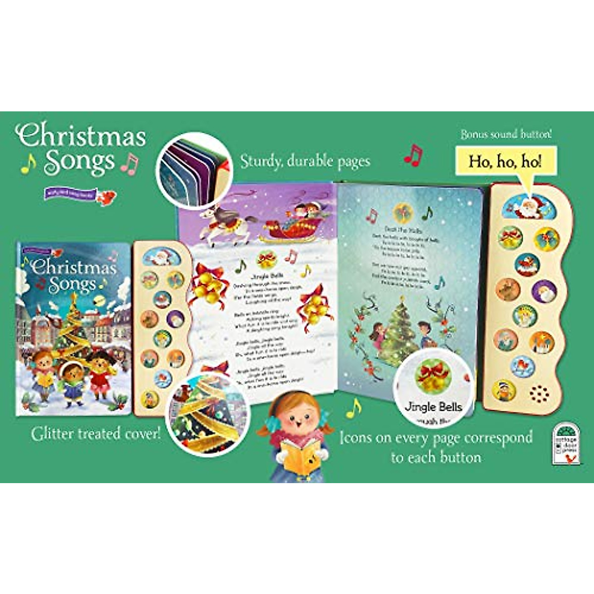 Christmas Songs: Interactive Children's Sound Book (10 Button Sound)