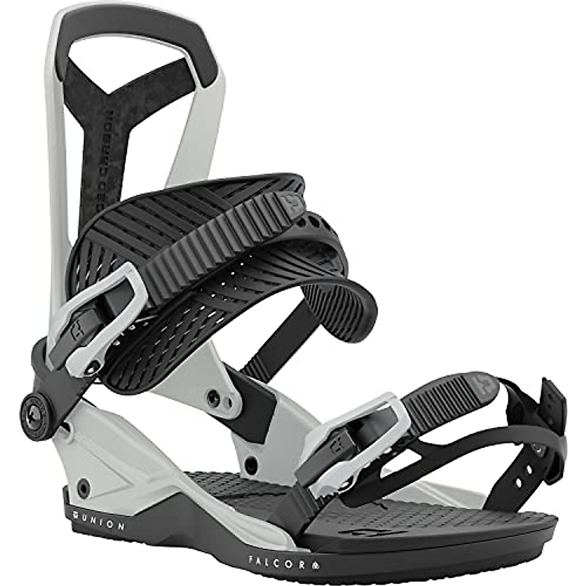 Union Falcor Snowboard Bindings Reflective Silver Sz L (10.5+)