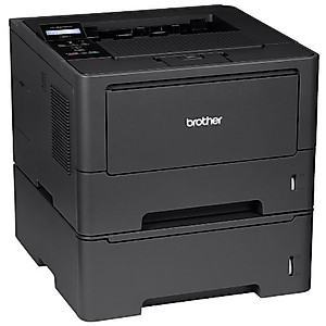 Brother High-Speed Monochrome Laser Printer with Wireless Networking, Duplex and Dual Paper Trays (HL5470DWT), Amazon Dash Replenishment Ready
