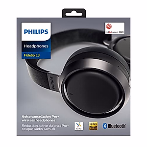 PHILIPS Fidelio L3 Flagship Over-Ear Wireless Headphones with Active Noise Cancellation Pro+ (ANC) and Bluetooth Multipoint Connection