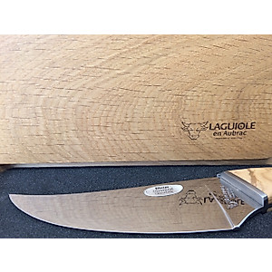 Laguiole en Aubrac Handmade Cheese Knife 'Le Buron' KMF99OLI/LZB1 Olivewood Handle
