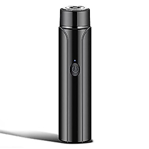 Taanimo Electric Razor Mini Shavers, Portable, USB Rechargeable, Perfect for Travel and Touch-ups, Unisex Electric Razor for Men and Women, Black, 1.0 Count