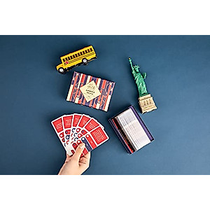 Yellow Cab Games - America Trivia, 140 Question Cards - Game Night Entertainment for Families & Friends, 2+ Players - Test Your Knowledge with Our Unique Skyline Collection Trivia Sets