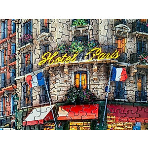 Majestic by Springbok 1000 Piece Jigsaw Puzzle Paris Street Life - Made in USA - Compact Box