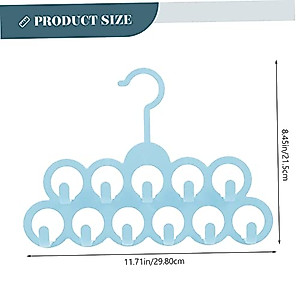 Levemolo Coat Hanger Scarf Hanger Plastic Clothes Hangers Clothing Storage Bags 4 Pcs Belt Holder for Closet Skirt Jean Hanger Closet Hanger Organizers Closet Hat Rack Closet Organizers Bra