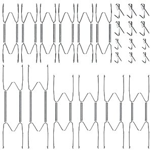 Hotop 12 Pieces Plate Hangers 6, 8, 10 Inches Wall Invisible Plate Hangers Stainless Decorative Wire Plate Hangers with 12 Pieces Hangers Hook with Nails for Decorative Plates (Silver)
