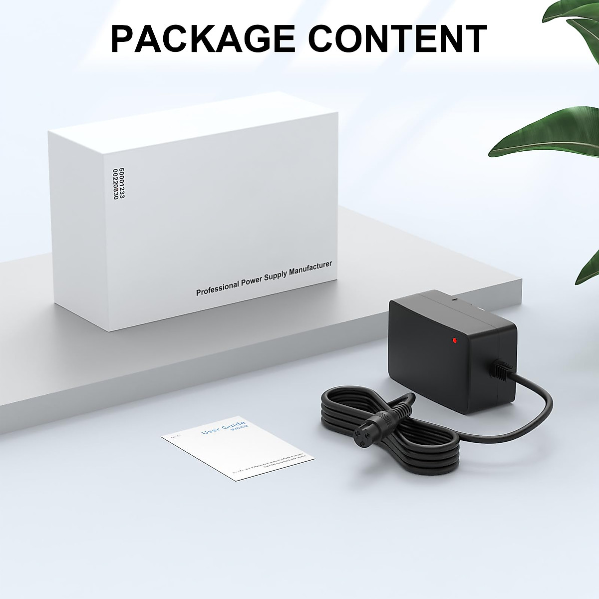 IBERLS Charger for Razor MX350 Scooter, Dirt Bike, E100, E200, E300, MX400 Dirt Rocket, Pocket Mod, Quad Dirt, Crazy Cart Battery Replacement Power Supply 24V Cord(6.6FT，LED)