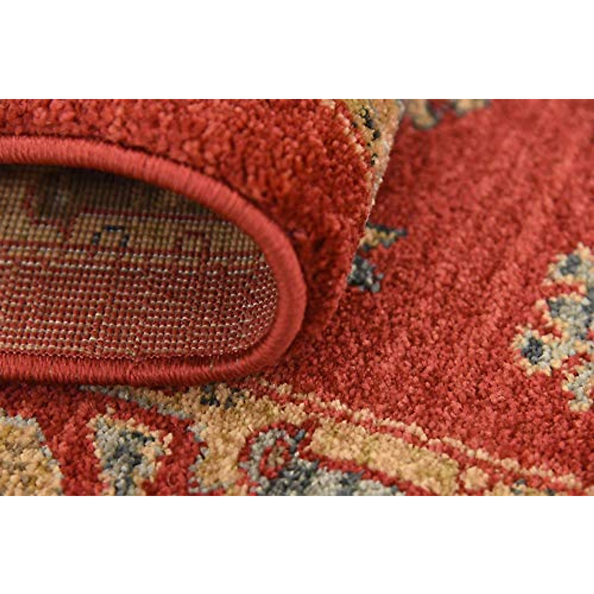 Unique Loom Sahand Collection Traditional Geometric Classic Red Runner Rug (2' 7 x 6' 7)