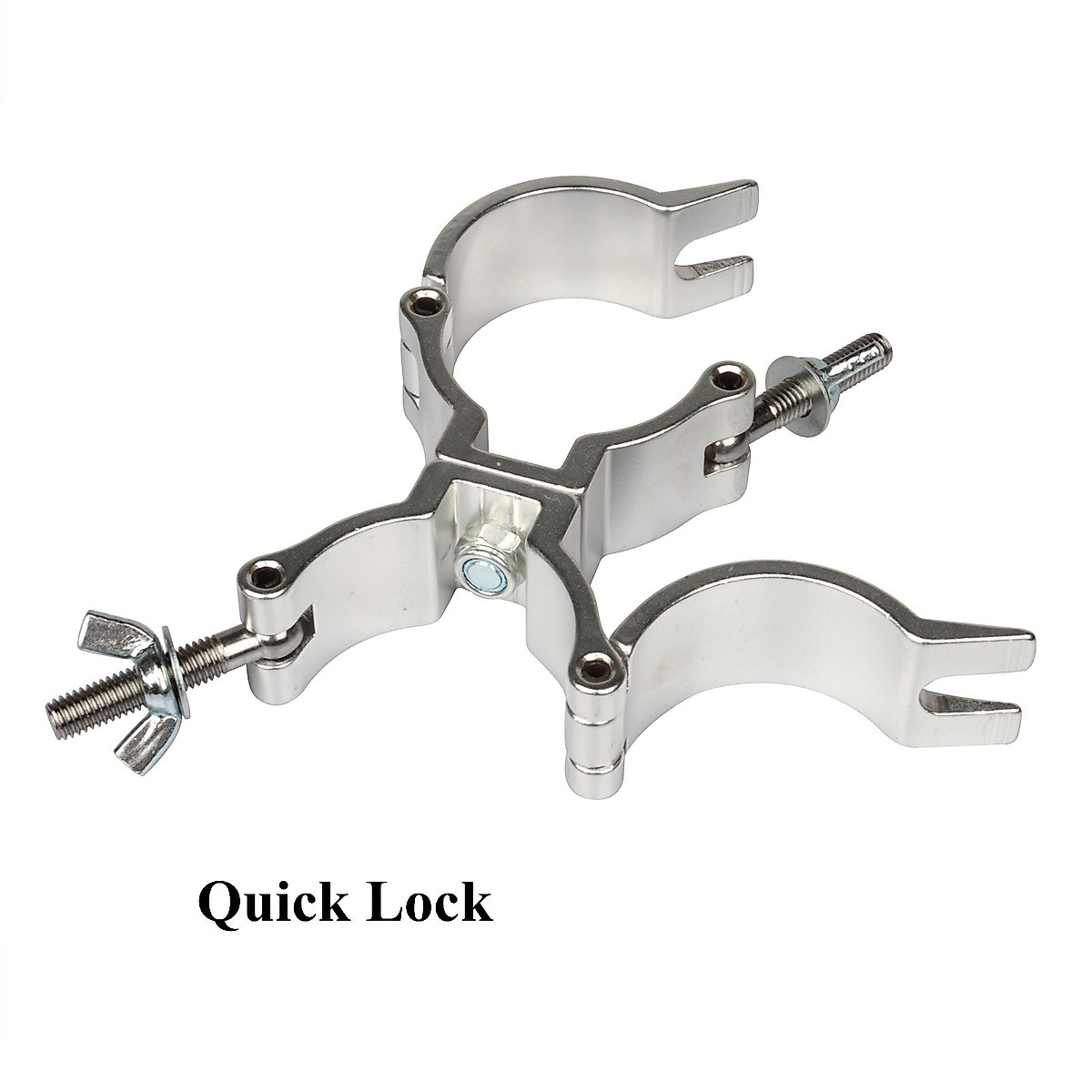 Lighting Truss Swivel Coupler DJ Light Clamps 2 Inch Aluminum Alloy Max Load 220 LBs for 1.88-2 Inch Pipe 4 Pack