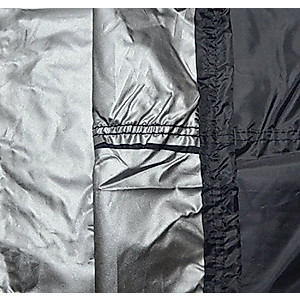 FLR Gas Grill Cover Large XL 66 inches Black Waterproof Outdoor Barbeque Grill Covers BBQ Gas Grill Cover Char Broil Patio Bistro