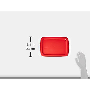 Pyrex Easy Grab 2-Qt Glass Baking Dish with Lid, Tempered Glass Baking Dish with Large Handles, Non-Toxic, BPA-Free Lid, Dishwashwer, Microwave, Freezer and Pre-Heated Oven Safe