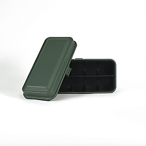 KODAK 120/135 Film Case - for 8 Rolls of 120 Films / 10 Rolls of 35mm Films - Retro Steel Case to Sort & Safeguard Film, Olive, Retro