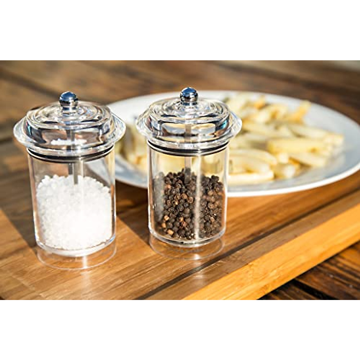 Cole & Mason H83001P Solo Clear Pepper Mill, Precision+, Acrylic, 114 mm, Single, Includes 1 x Pepper Grinder