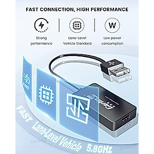 2023 CarlinKit Wireless CarPlay & Wireless Android Auto for Car with Android Head Unit System 4.4.0+,Built-in APK App,Online Upgrade.