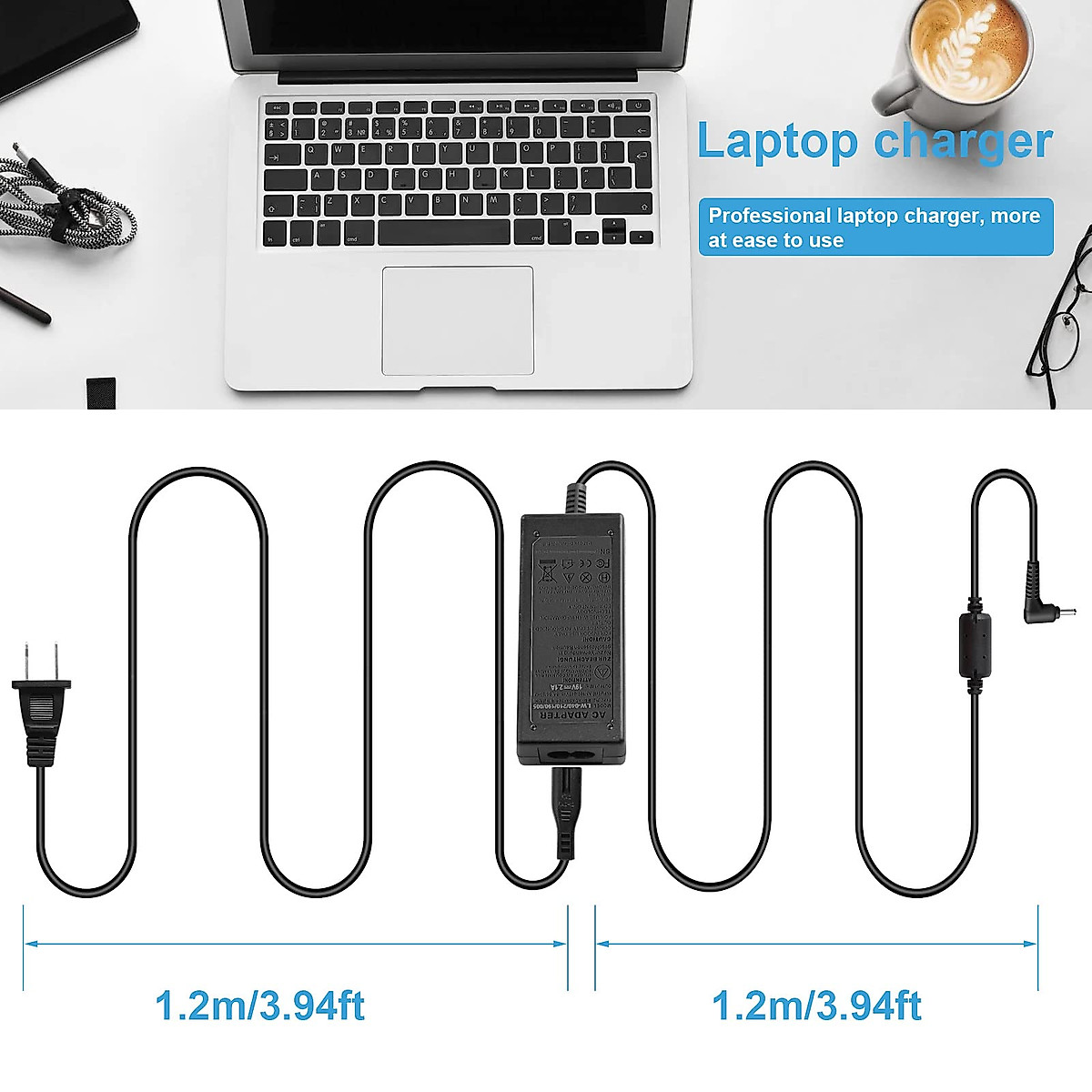 40W AC Charger for Samsung Galaxy View SM-T670 T677 18.4inches Tablet