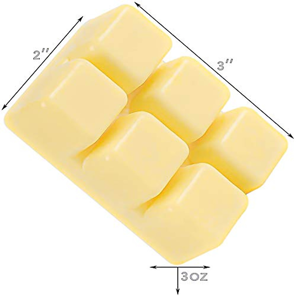 Coco-Soy Organic Wax Melts Perfume-Grade Essential Oils Extracted Natural Flowers Plants Coconut Soy EcoWax Aromatherapy Botanical Collection - Velvet Rose 1-Pack 6 Cubes