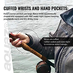 Aquaz Kenai Wading Jacket, Lightweight High-Quality Breathable Fishing Jacket [XX-Large]