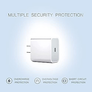 20W Charger Replacement for Samsung Galaxy A52 A42 A32 A03S A01 Phone AC Adapter with 6.6Ft Charging Cable Power Cord