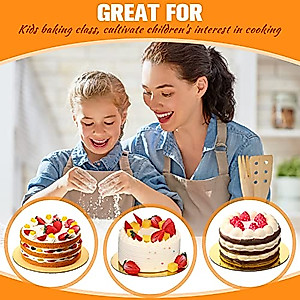 50 Pieces Cake Boards 10 Inch Round Gold Grease Proof Cake Cardboard Disposable Cake Rounds Circle Base Tray for Cake Pizza Tart Decorating Baking