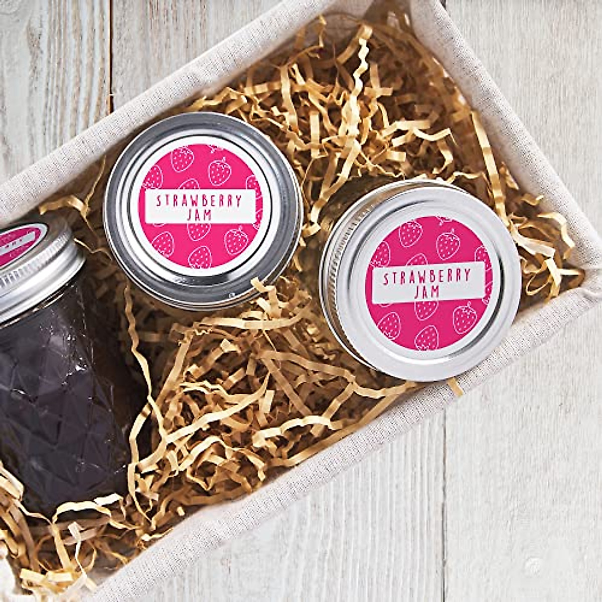 Avery High Visibility Printable Round Labels with Sure Feed, 2.5" Diameter, White, 300 per Pack, 2 Packs, 600 Customizable Blank Labels Total (45294)