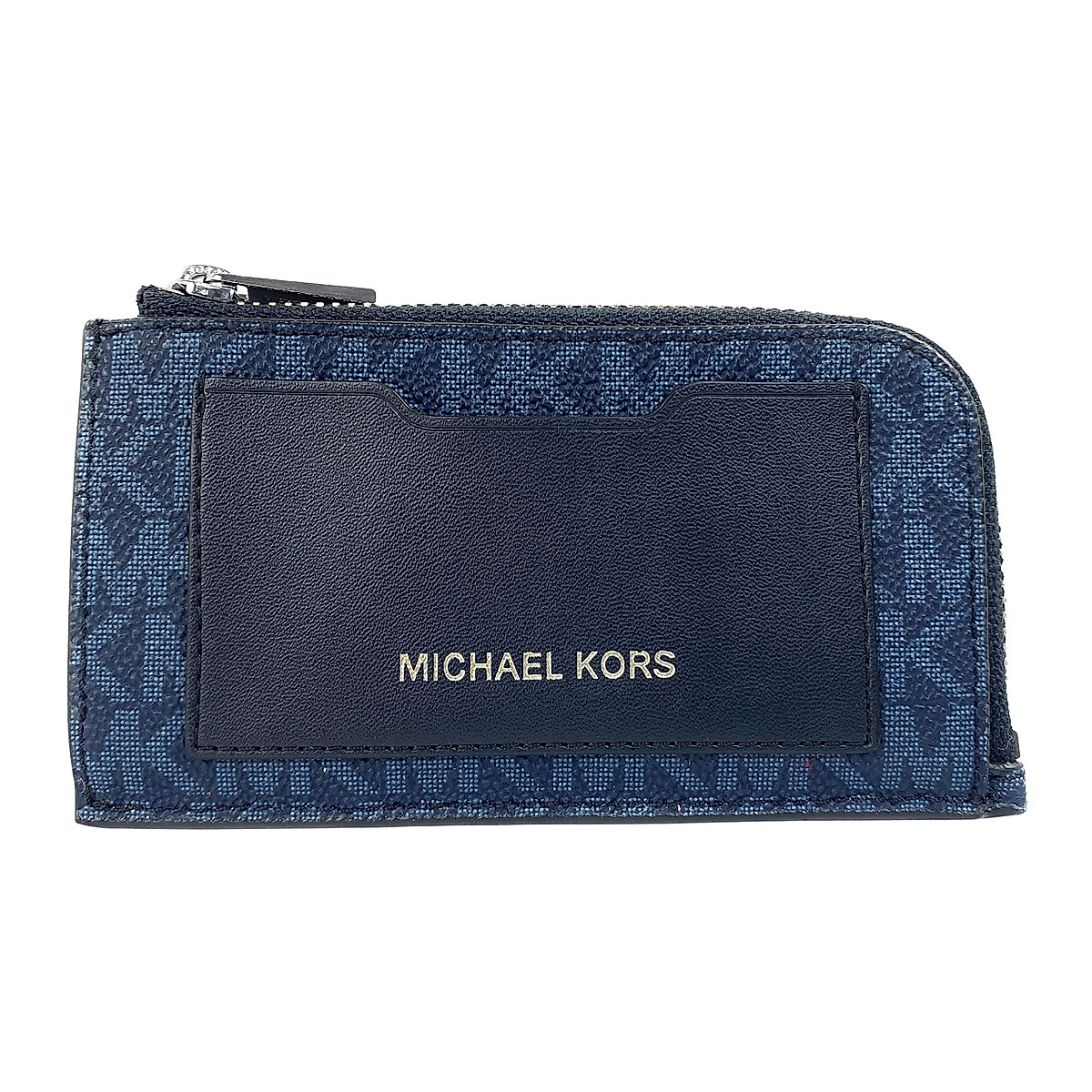 Michael Kors L Zip Wallet (Admiral/ Pale Blue)
