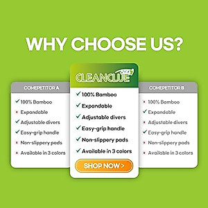 CLEANCLUE Expandable Kitchen Cabinet Organizer for Food Storage Container Lids, Bamboo Drawer Caddy Adjustable Dividers, Box for Kitchen Storage and Organization, Lids Organizer for Cabinet (Natural)