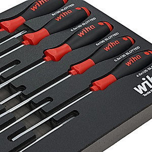 Wiha 30280 10 Piece SoftFinish Cushion Grip Screwdriver Tray Set