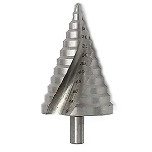 Preamer 6-60mm HSS 4241 Large Spiral Groove Metric Step Drill Set Cone Drill Bit Woodworking Metal Hole Cutter Tool Drilling Bit
