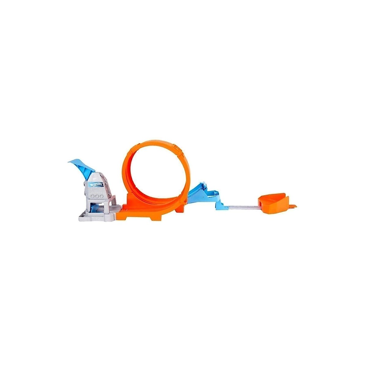 Hot Wheels Toy Car Track Set Loop Stunt Champion, Dual-Track Loop with Dual-Launcher, Includes 1:64 Scale Toy Car