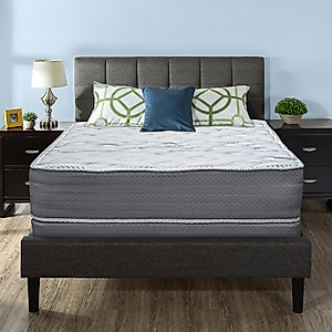 Greaton 14-Inch Firm Double Sided Tight top Innerspring Mattress and 8" Split Wood Box Spring/Foundation Set, Full XL