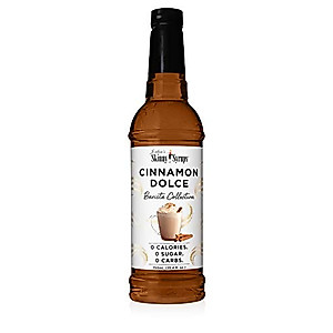 Jordan's Skinny Mixes Syrups Cinnamon Dolce, Sugar Free Flavoring, 25.4 Oz