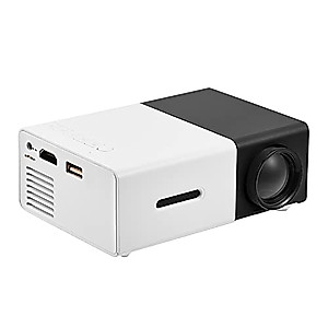 Phone Projector High Peak Mini Space Black Mini Stylish Home Theater Portable Led Projector Projectors Multimedia Player Us Plug Black White (Black and White)