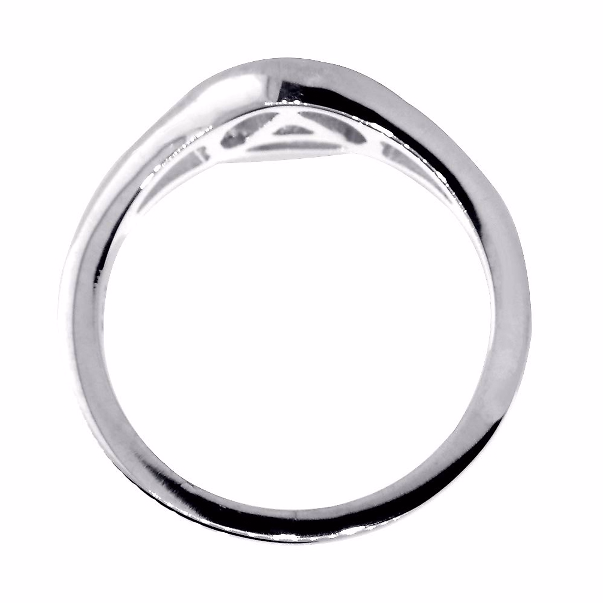 10mm Wide Alcoholics Anonymous AA Sobriety Ring in Sterling Silver - size 9.5