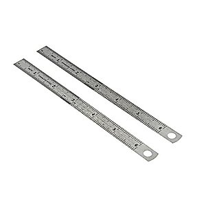 SE 6” Double-Sided Rulers in Both SAE/Metric (2-Pack) - 9266SRP