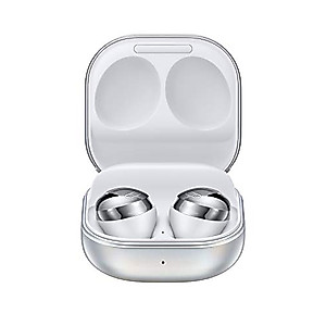 SAMSUNG Galaxy Buds Pro, Bluetooth Earbuds, True Wireless, Noise Cancelling, Charging Case, Quality Sound, Water Resistant, Phantom Silver (US Version)