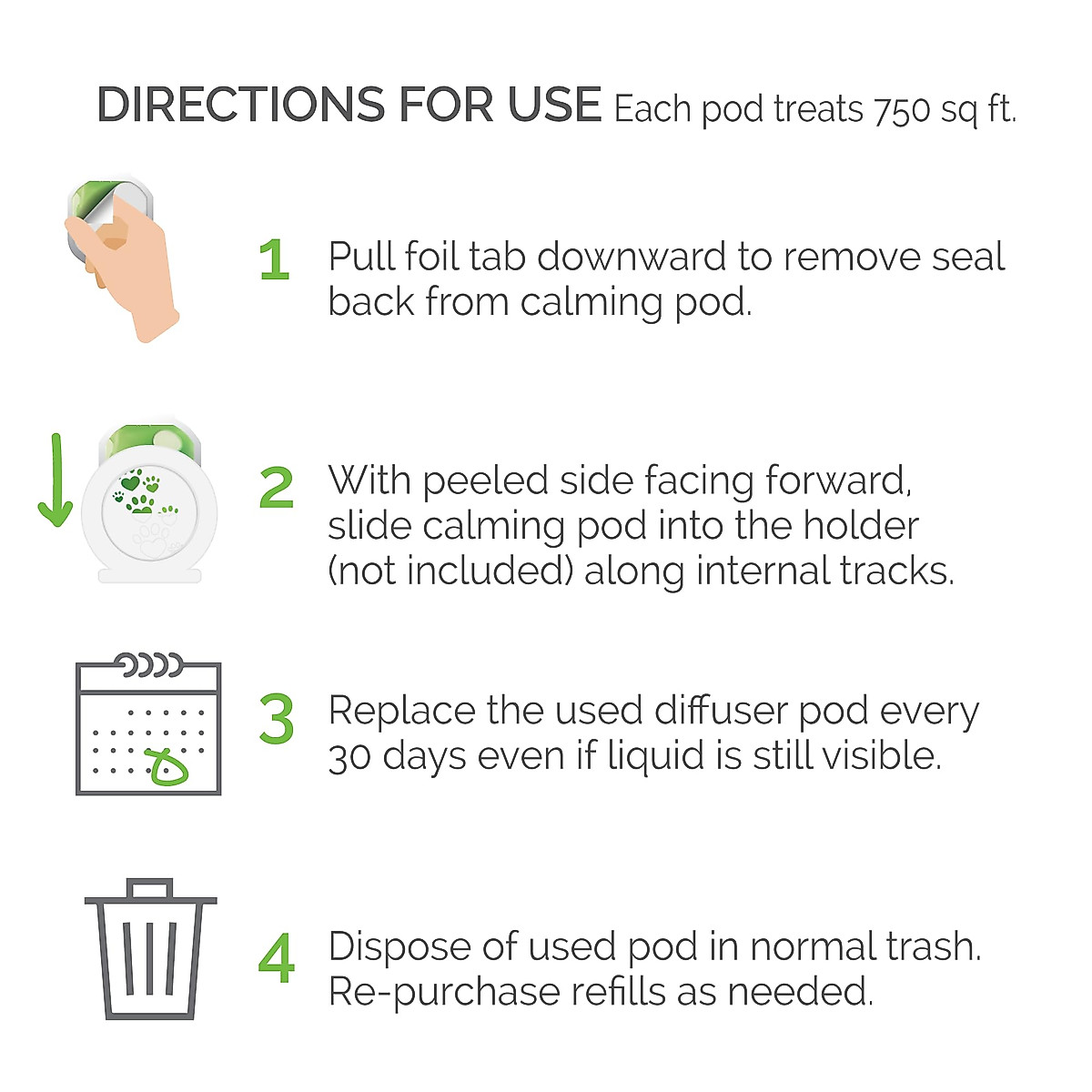 Vetality Harmony Pet Calming Home Diffuser Refills for Cats 2ct