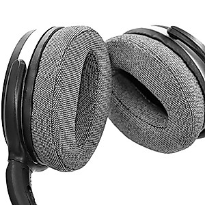 defean Replacement Gray Fabric HD4.50BT, HD4.50BTNC, HD4.40BT Memory Ear Pads Cushion Compatible with Sennheiser HD 4.50BT, HD 4.50BTNC, HD 4.40BT Bluetooth Headphones (All Fabric)