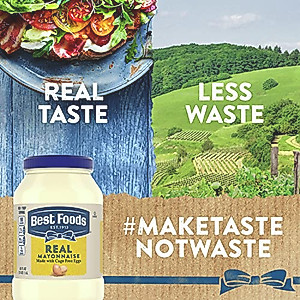 Hellmann's Real Mayonnaise Real Mayo For a Creamy Sandwich Spread or Condiment Gluten Free, Made With 100% Cage-Free Eggs 15 oz