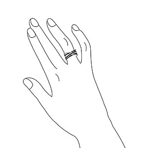 Bling Jewelry Rhodium Plated Criss Cross Black and Clear CZ Ring (6)