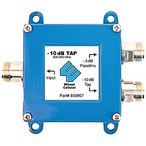 Wilson Electronics 859907 10 dB 800 MHz Tap with 0.5 dB Pass Thru with N Female Connectors
