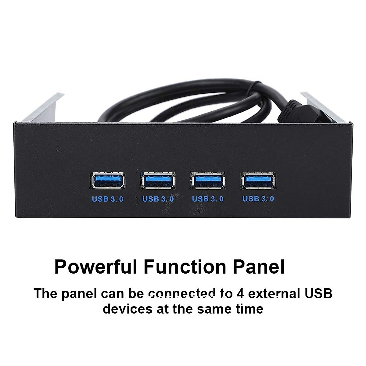 5.25 Inch 4 Port USB 3.0 Front Panel 5.25 Inch 19Pin to USB3.0 CD Driver 4 Port Hub Front Panel CD ROM Expansion Mobile Rack with SATA Cable