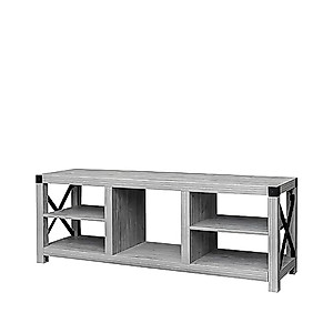 Tidyard 61" Media Console Sofa and Couch End Table for Entryway, Foyer, Living Room, Bedroom Furniture