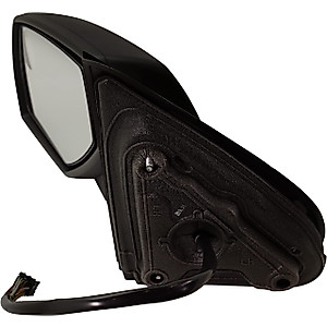 Kool Vue Driver Side Power Heated Mirror for Chevrolet Silverado 1500 GMC Sierra 1500 2014-2018 Power Fold With Signal Light, Memory & Puddle Lamp; Without Blind Spot Monitor Textured